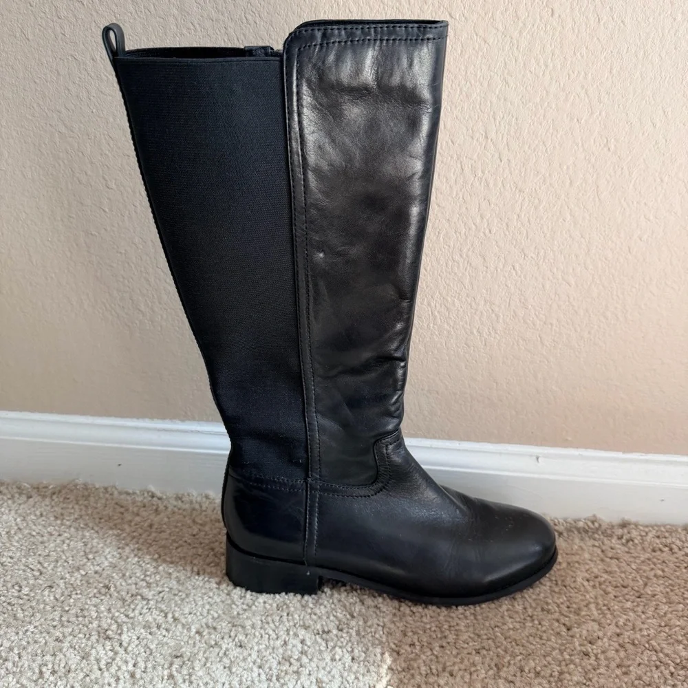 Trotters | Shoes | Trotters Signature Lucia Leather Riding Boot Wide ...